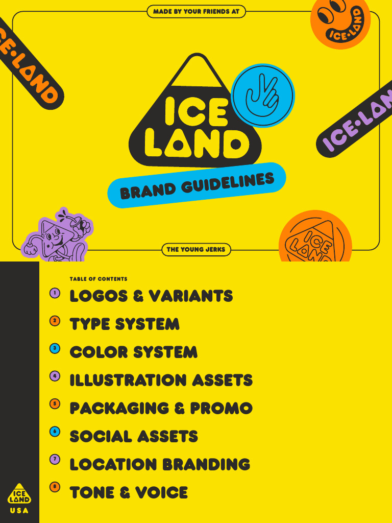 Ice-Land BRANDLOGO GUIDELINE | PDF | Logos | Graphic Design