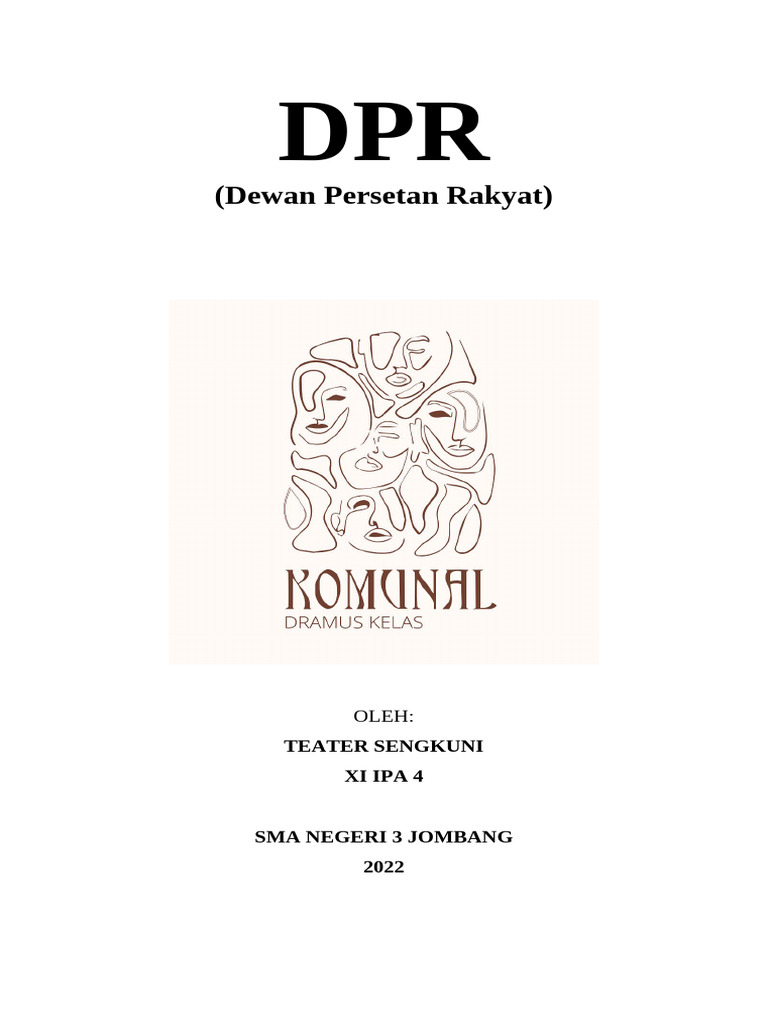 Salinan NASKAH - DPR | PDF