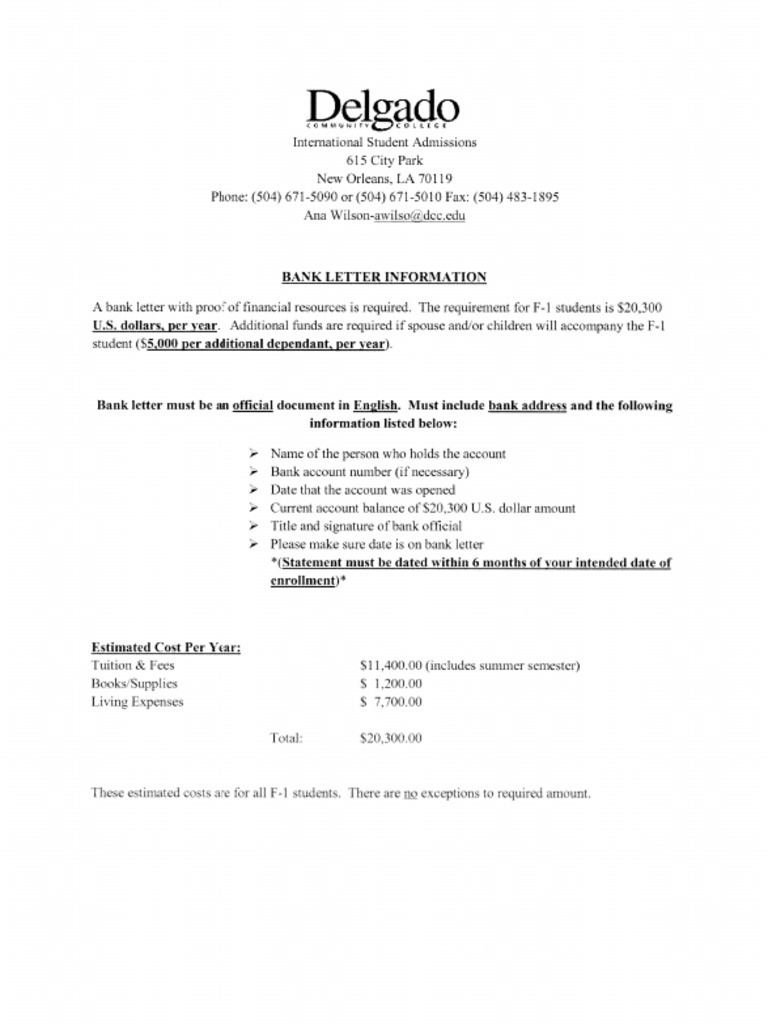 Bank Letter Sample | PDF