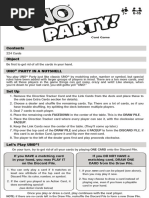 Official Uno Rules PDF New Design White | PDF | Gaming | Consumer Goods