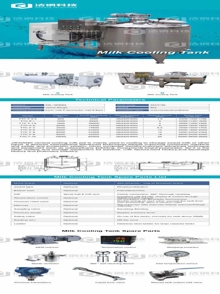 Milk Cooling Tank | PDF