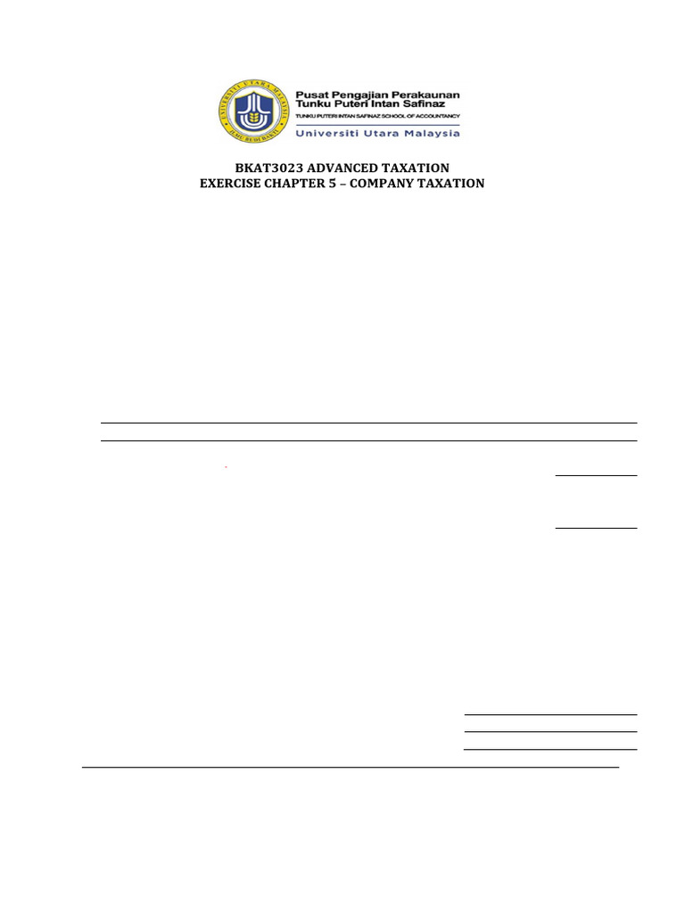 Exercise Chapter 5 Q | PDF | Expense | Income