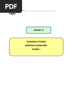 Business Studies Grade 10 Term 2 Notes 2025 | PDF | Cost Of Living ...