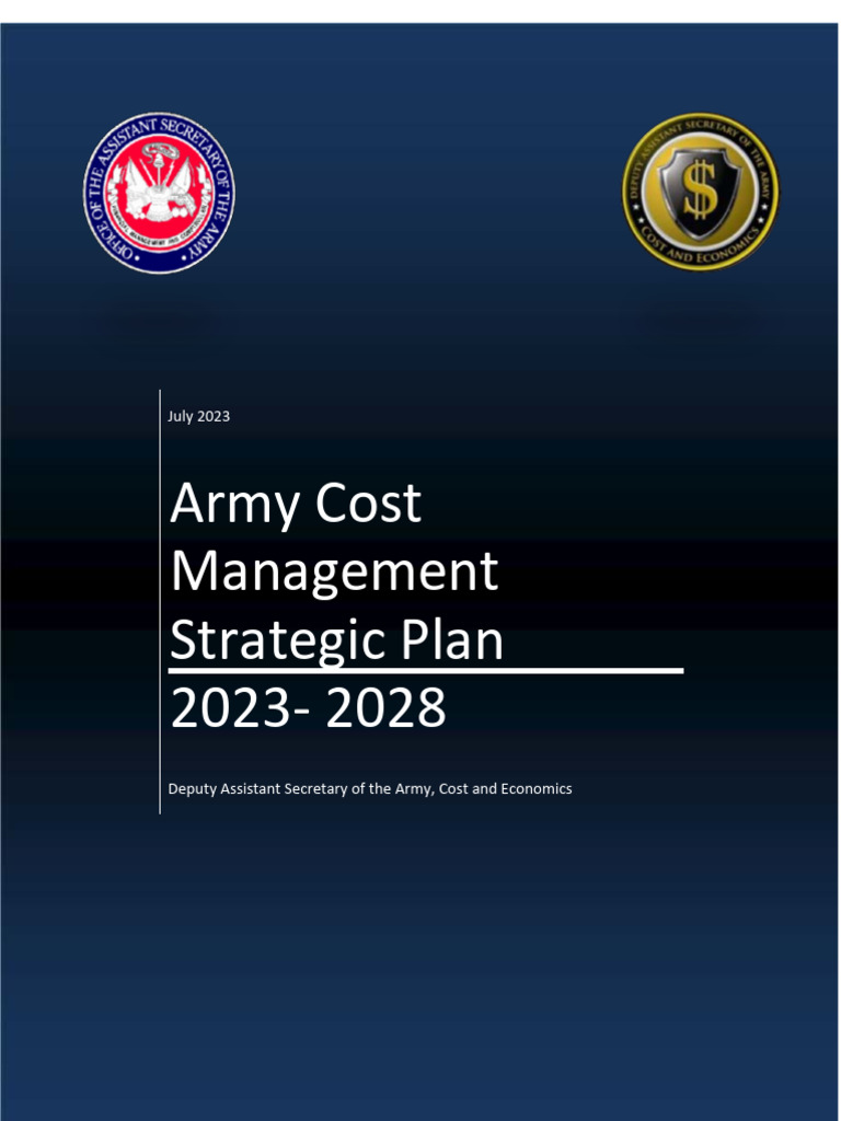 2023 Army Cost Management Strategic Plan | PDF | Cost Accounting ...
