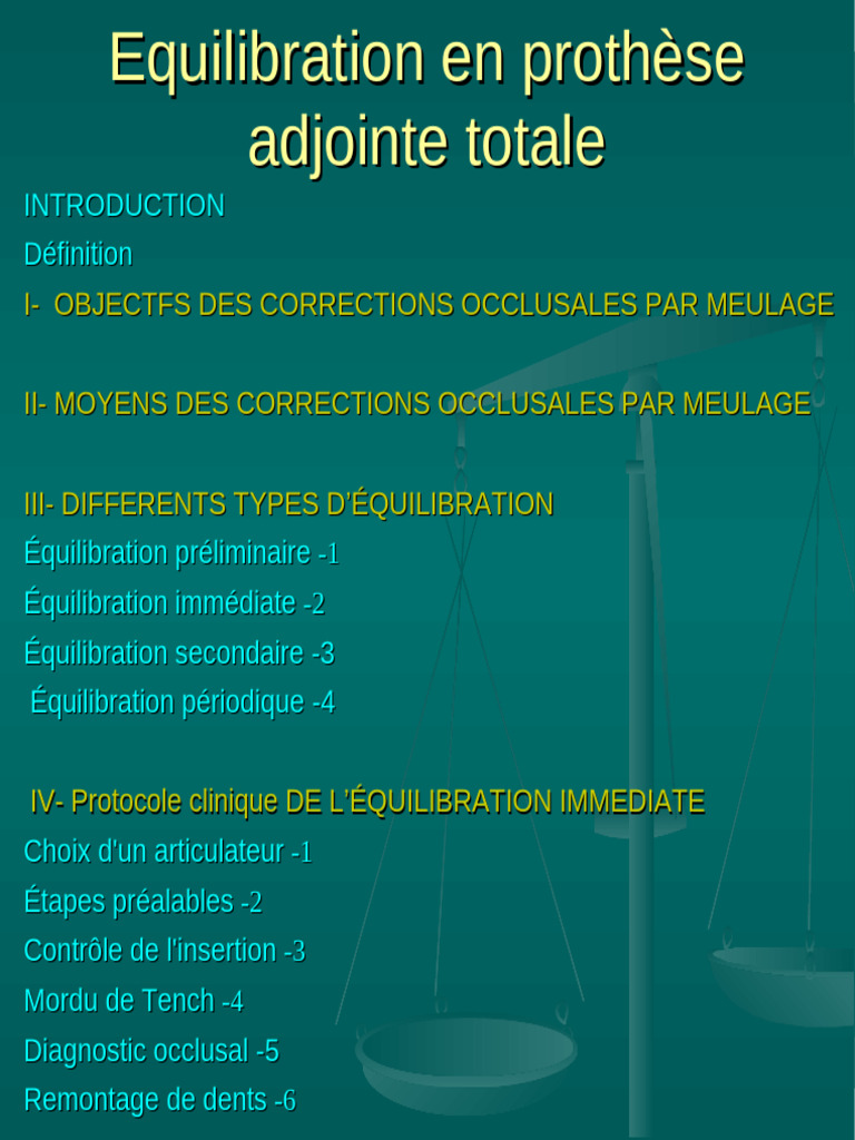 Équilibration Prothèse Totale : Guide SEO | PDF | Branches de la dentisterie | Bouche