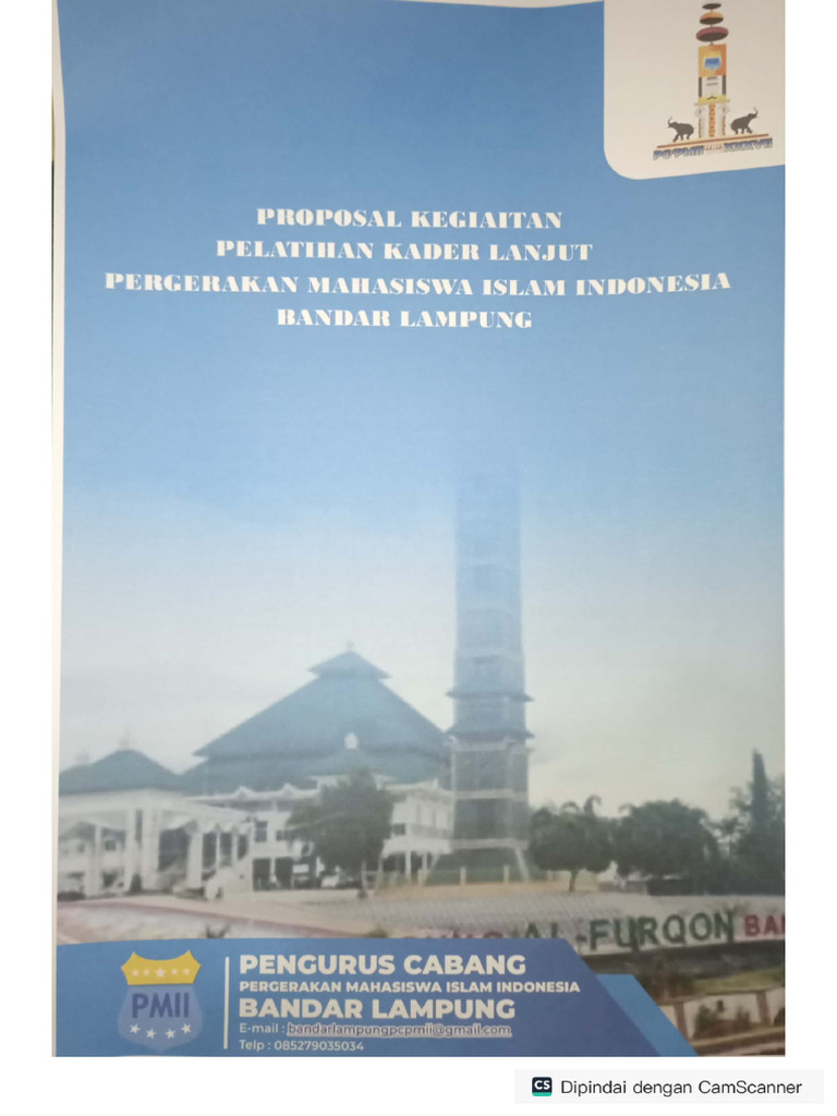 Proposal PKL PMII Bandar Lampung | PDF