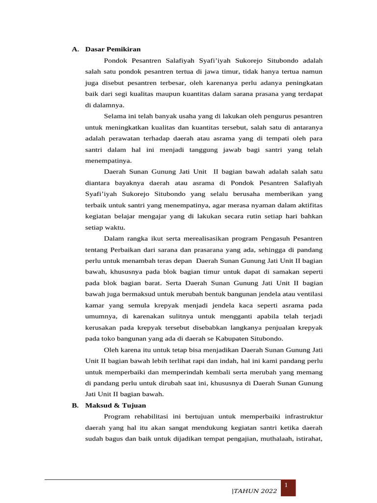 Proposal Rekomendasi Teras | PDF