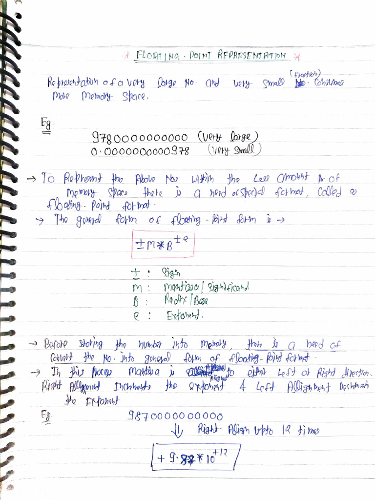 Unit 2 Part3 Floating Point | PDF