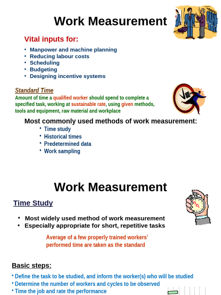 Work Measurement Techniques Explained | PDF | Production And ...