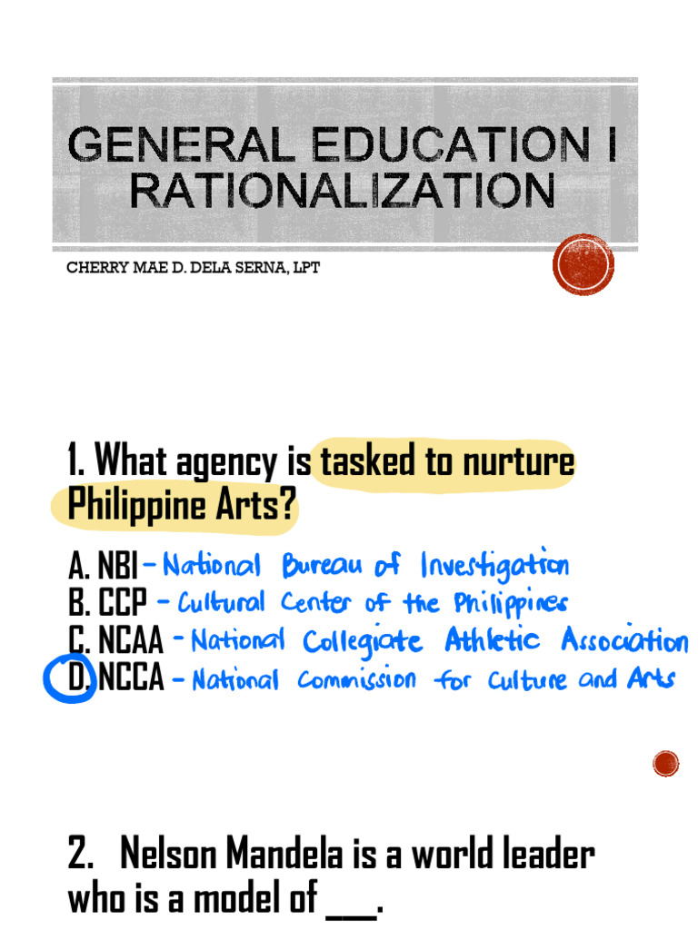 Gen Ed Rationalization | PDF | Ecology | Triangle