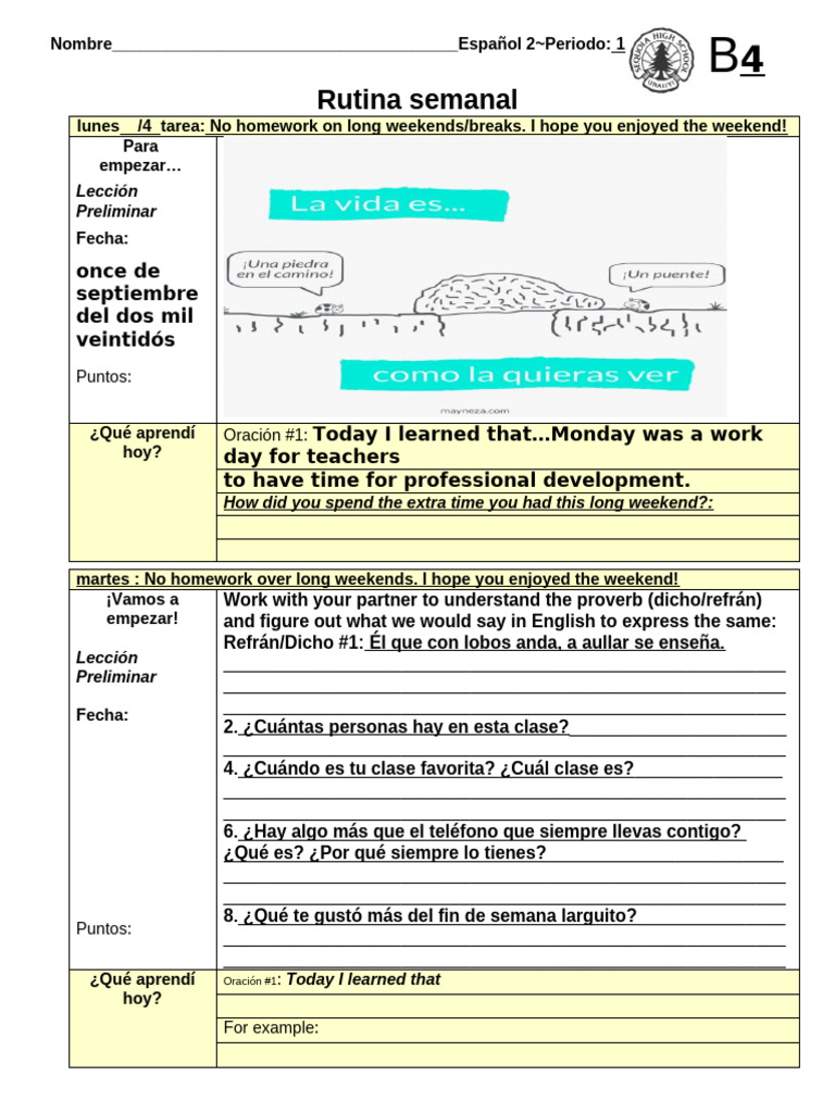 B-Page-B4 - Senderos 2 - ESP 2-Leccion Preliminar-Septiembre 2023 ...