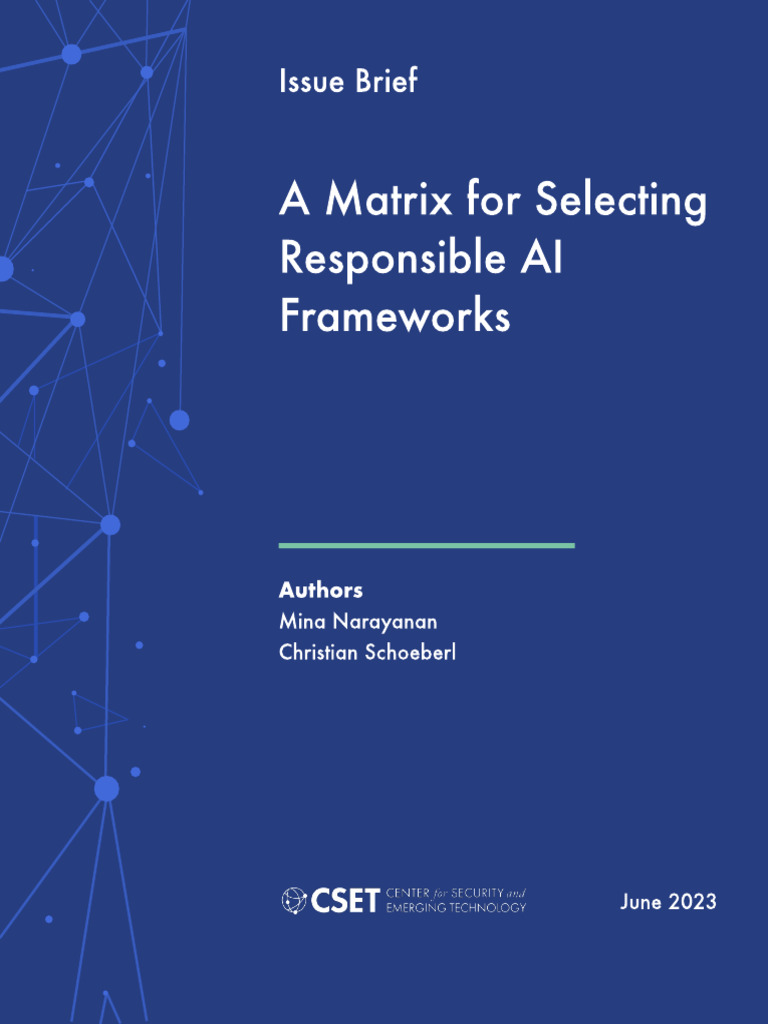 Selecting Responsible AI Framework 1694208418 | PDF | Artificial ...