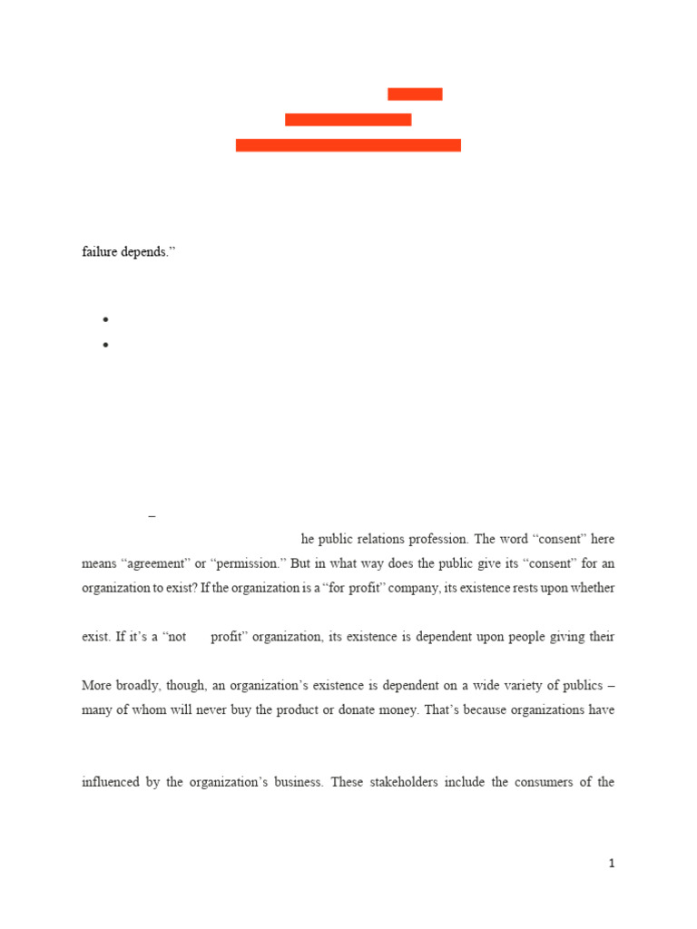 The 10 Principles of Public Relations | PDF | Public Relations ...