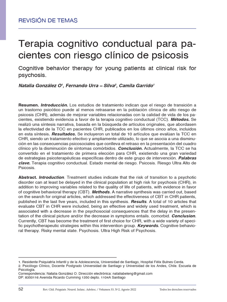 Terapia Cognitivo Conoductual | PDF | Terapia de conducta cognitiva ...