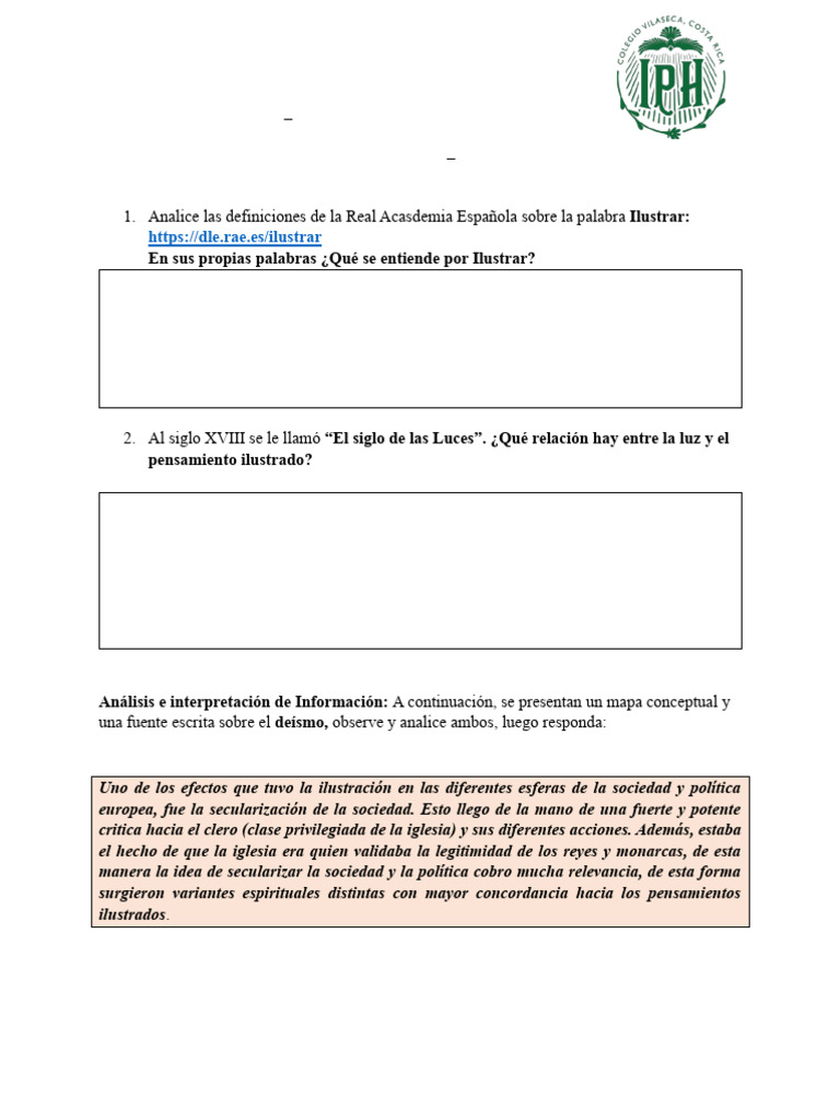 A1 La Ilustración | PDF | Era de iluminacion | Gobierno