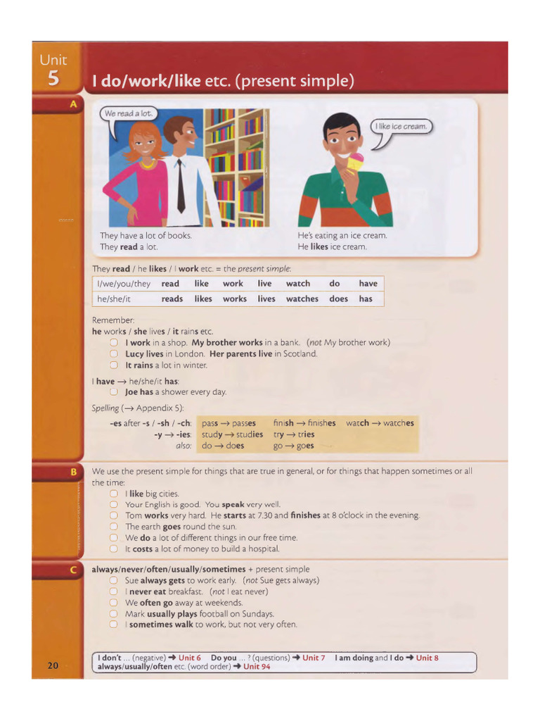 EXTRA ACTIVITY - PRESENT SIMPLE 2 | PDF