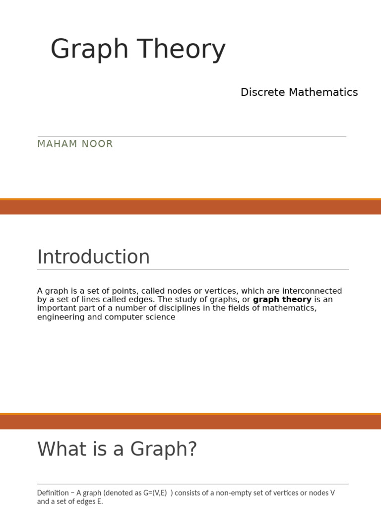 Introduction to Graph Theory | PDF | Vertex (Graph Theory) | Discrete ...