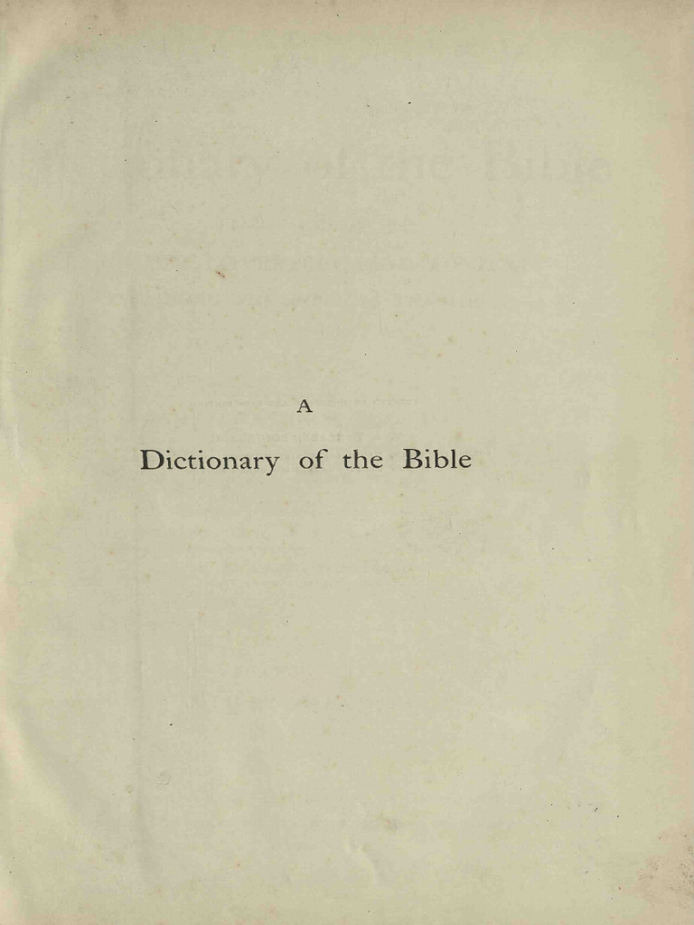 Bible Dictionary: Language & Theology | PDF | Bible | Septuagint