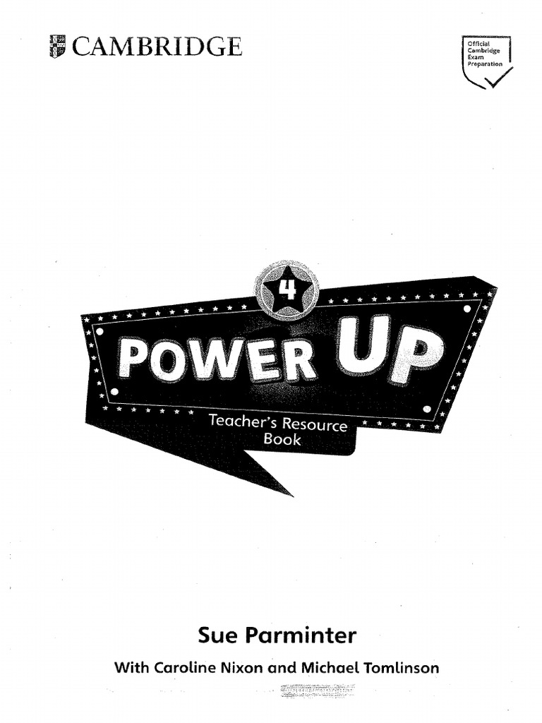 Power Up 4 Teachers Resource Book | PDF