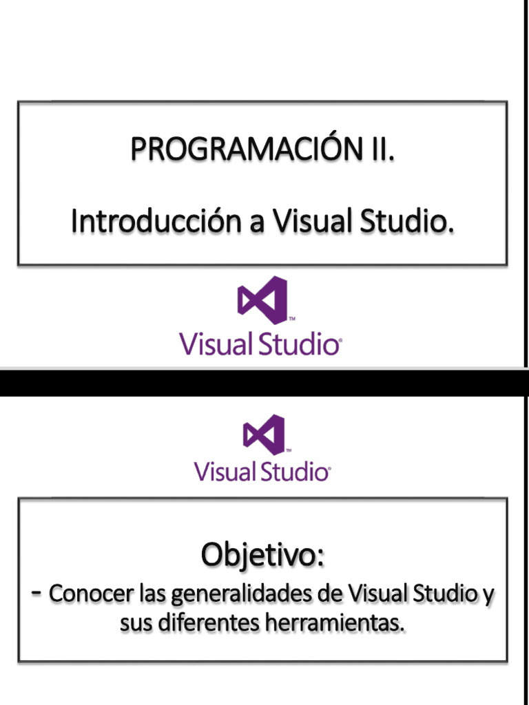 Introducción a Visual Studio y POO | PDF | Programación orientada a objetos | Entorno de ...