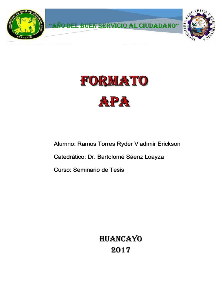 Normas APA para Tesis y Referencias | PDF | Estilo apa | Citación