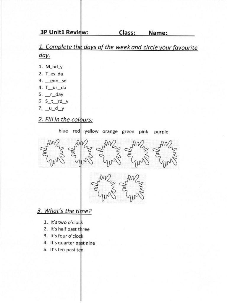 Unit 1 Review | PDF