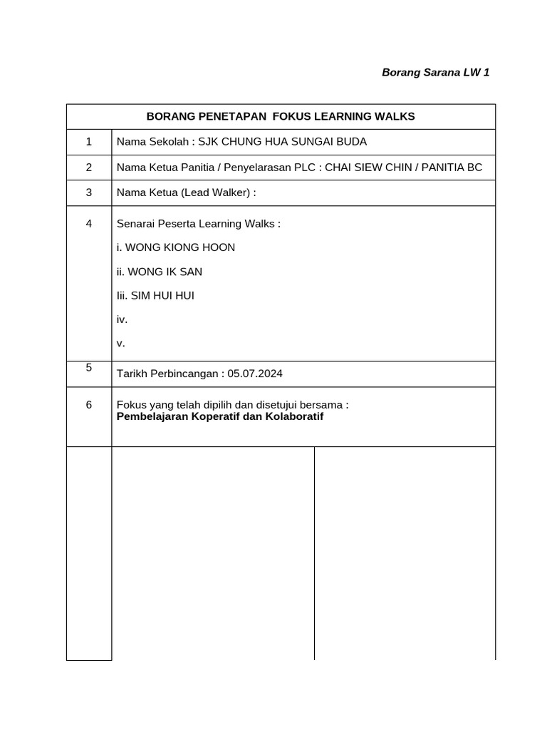 PLC Learning Walk Bahasa Cina | PDF | Karier & Perkembangan