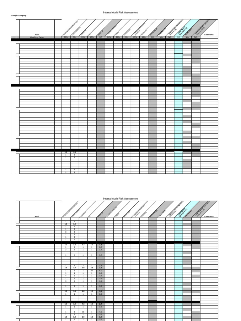 Risk Assessment Template | PDF