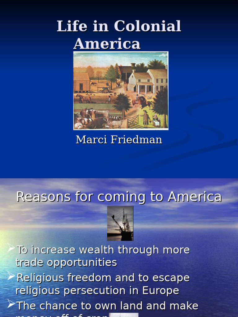 Life in Colonial America4487 | PDF | New England | Thirteen Colonies