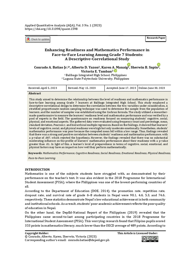 1598-Article Text-8549-4-10-20230718 | PDF | Sampling (Statistics ...