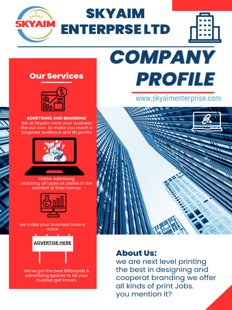 SKYAIM Company Profile 2024 | PDF | Brand | Advertising