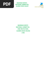 Reliable Alarm Check Valve DATASHEET | PDF | Fire Sprinkler System | Valve