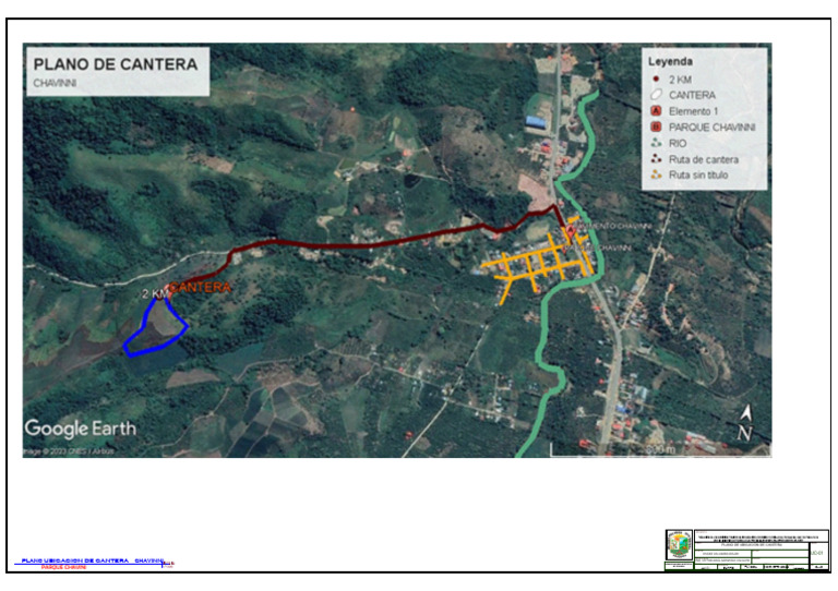 Plano de Ubicacion de Cantera - Parque | PDF