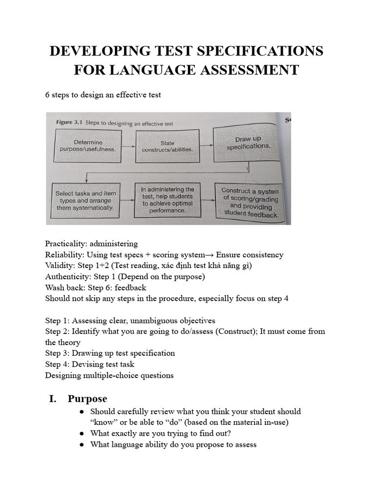 -3- Developing test specifications for language assessment | PDF ...
