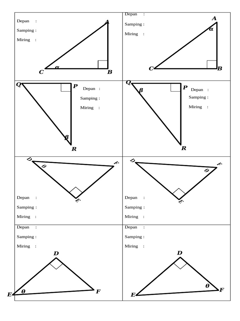 Segitiga Siku Siku | PDF
