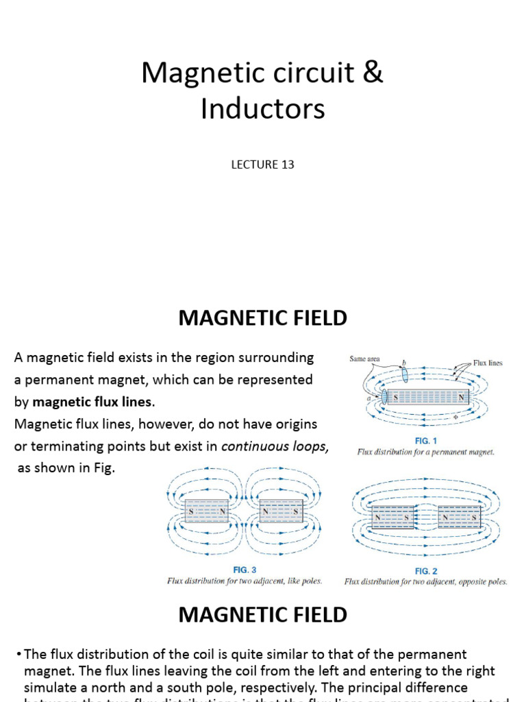 Magnetic Circuits and Inductors Explained | PDF | Inductor | Inductance