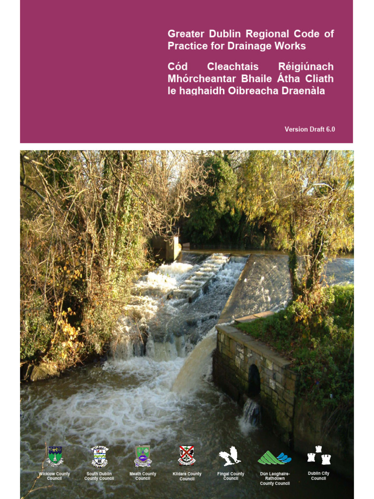 Greater Dublin Drainage Code V6.0 | PDF | Sanitary Sewer | Flood
