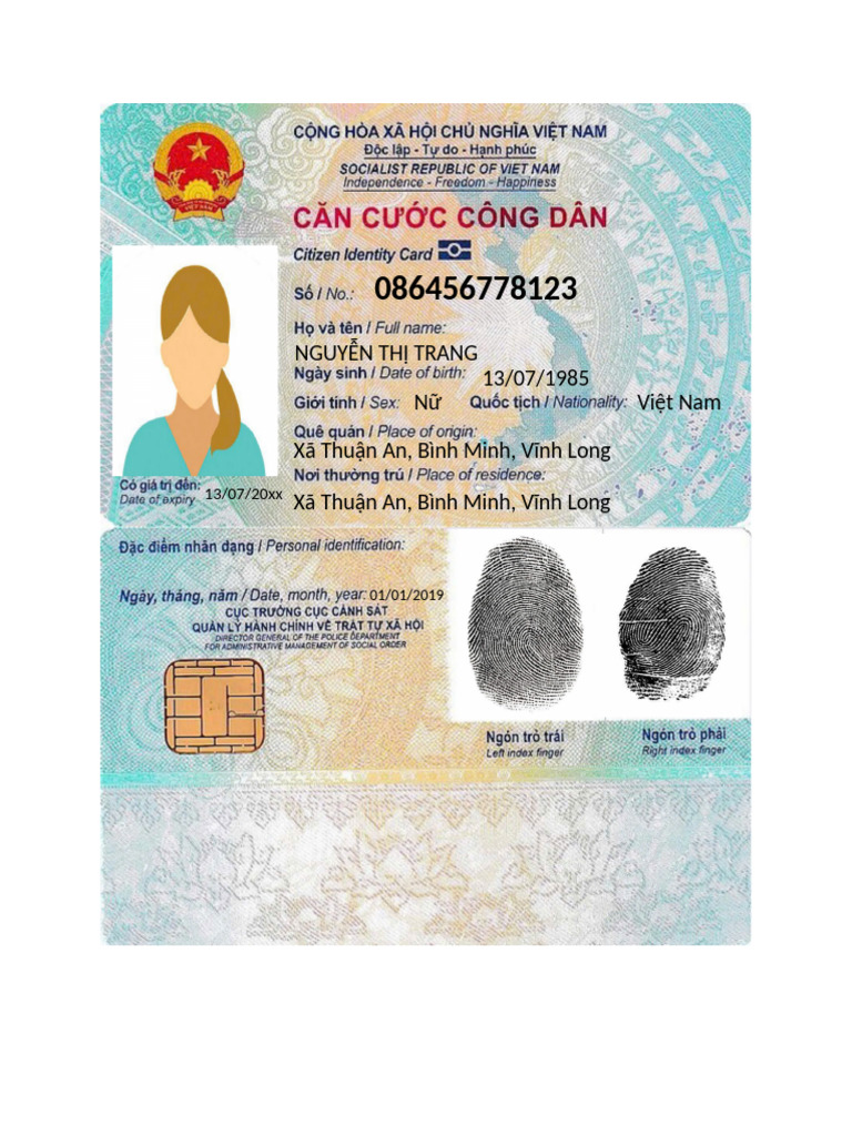 Bản Sao Cccd | PDF