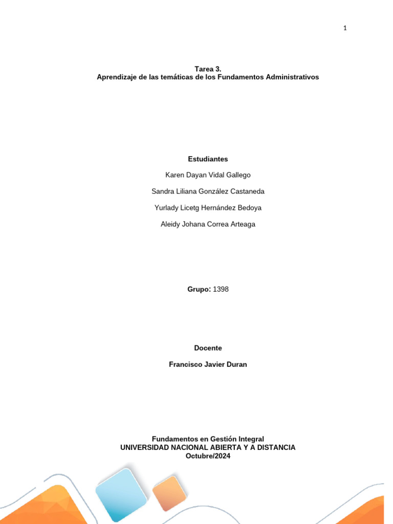 Tarea3 Grupo1398 | PDF | Business | Planificación