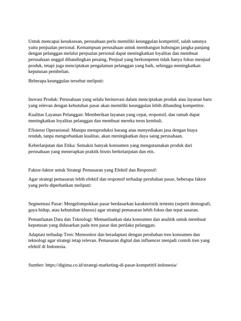 Ovasi Produk Atau Layanan | PDF | Bisnis