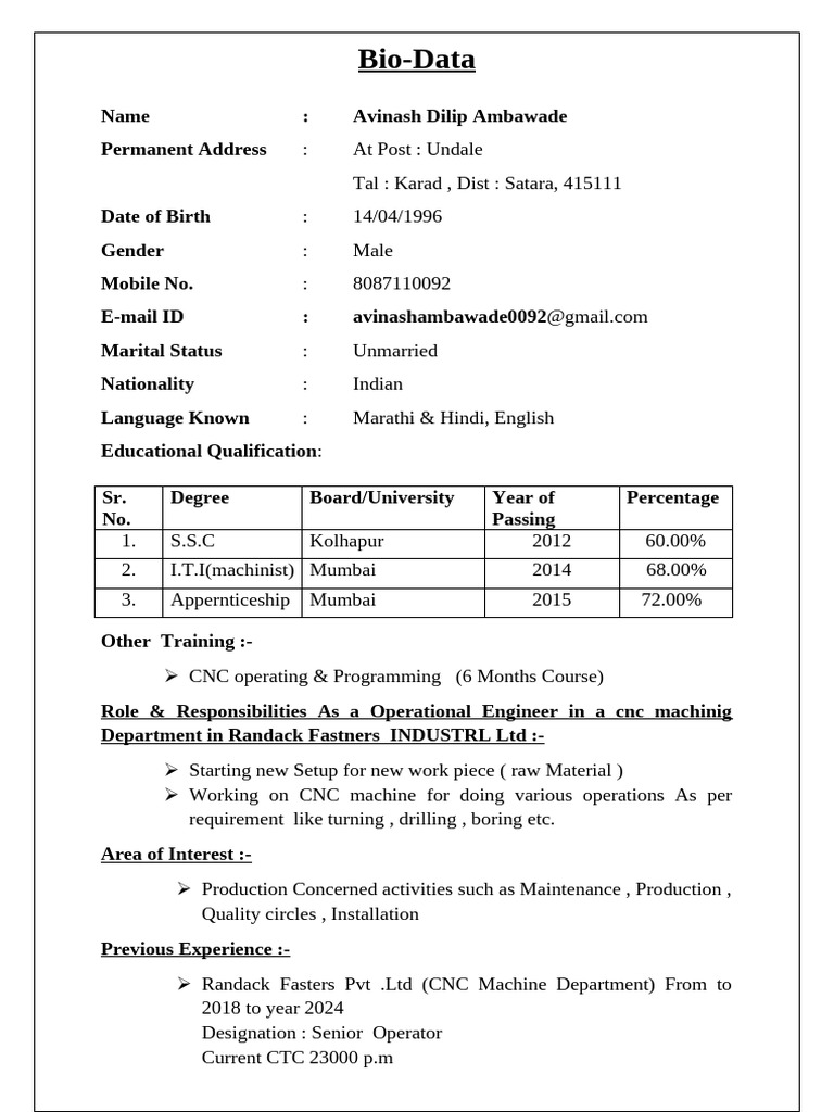 Avinash Ambawade | PDF