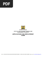 KUTRRH Employment Application Form | PDF | Bachelor's Degree | Diploma