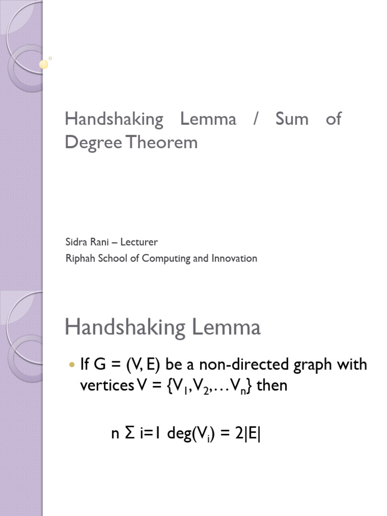 Lecture 03 Fundamental Theorem | PDF | Science & Mathematics