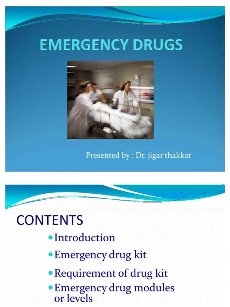 Emergency Drugs and Its Uses | PDF | Midazolam | Opioid