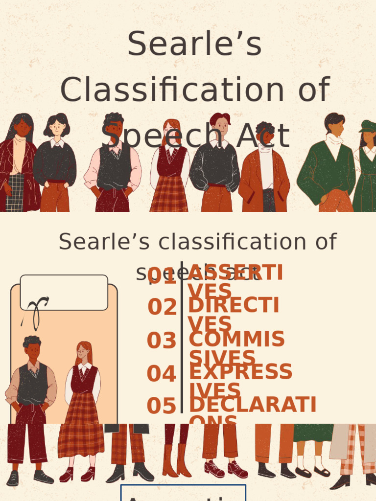 Searle's Classification of Speech Act | PDF
