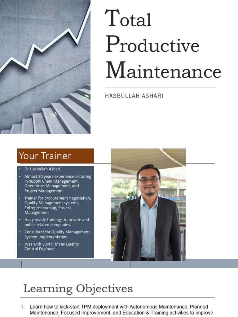 Autonomous Maintenance for Training | PDF | Reliability Engineering