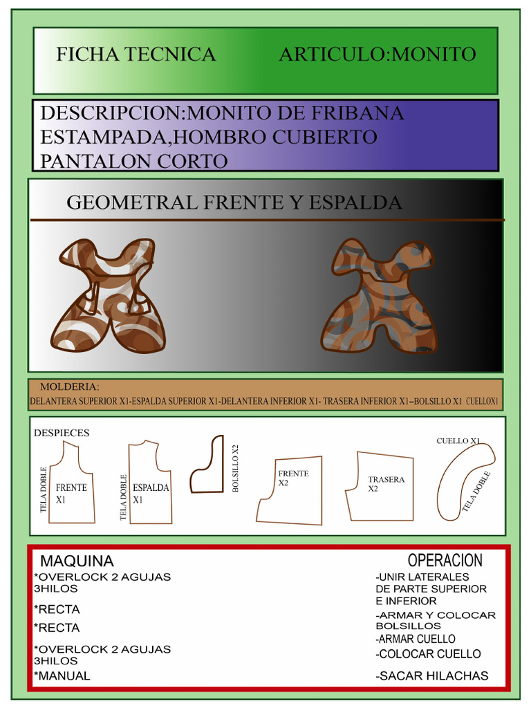 Ficha Tecnica Monito | PDF