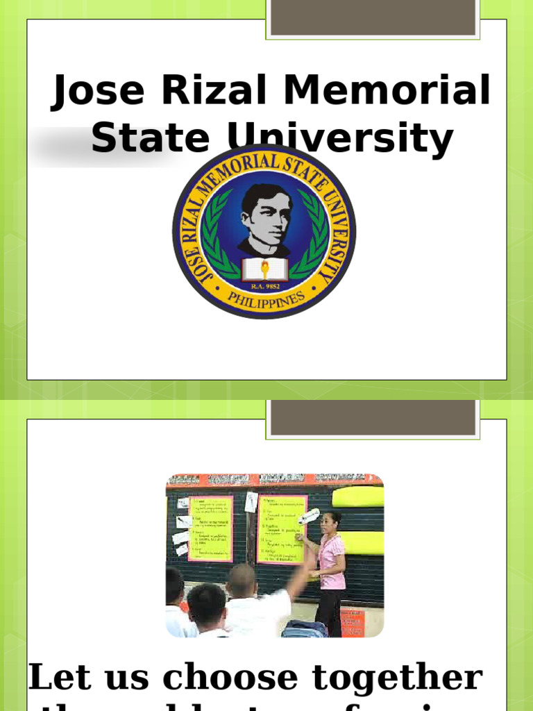 Jose Rizal Memorial State University | PDF | Teachers | Retirement