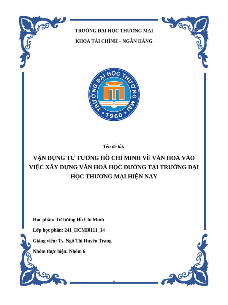 Tư Tư NG H Chí Minh Nhóm 6 | PDF