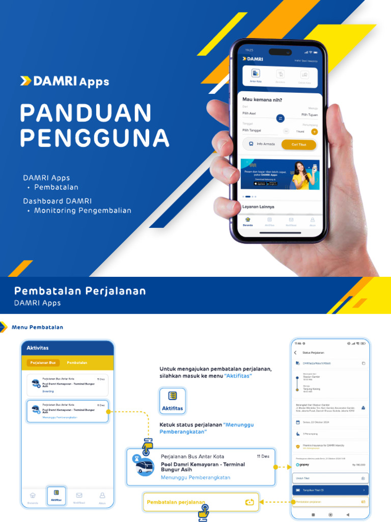Manual Book - DAMRI Apps | PDF